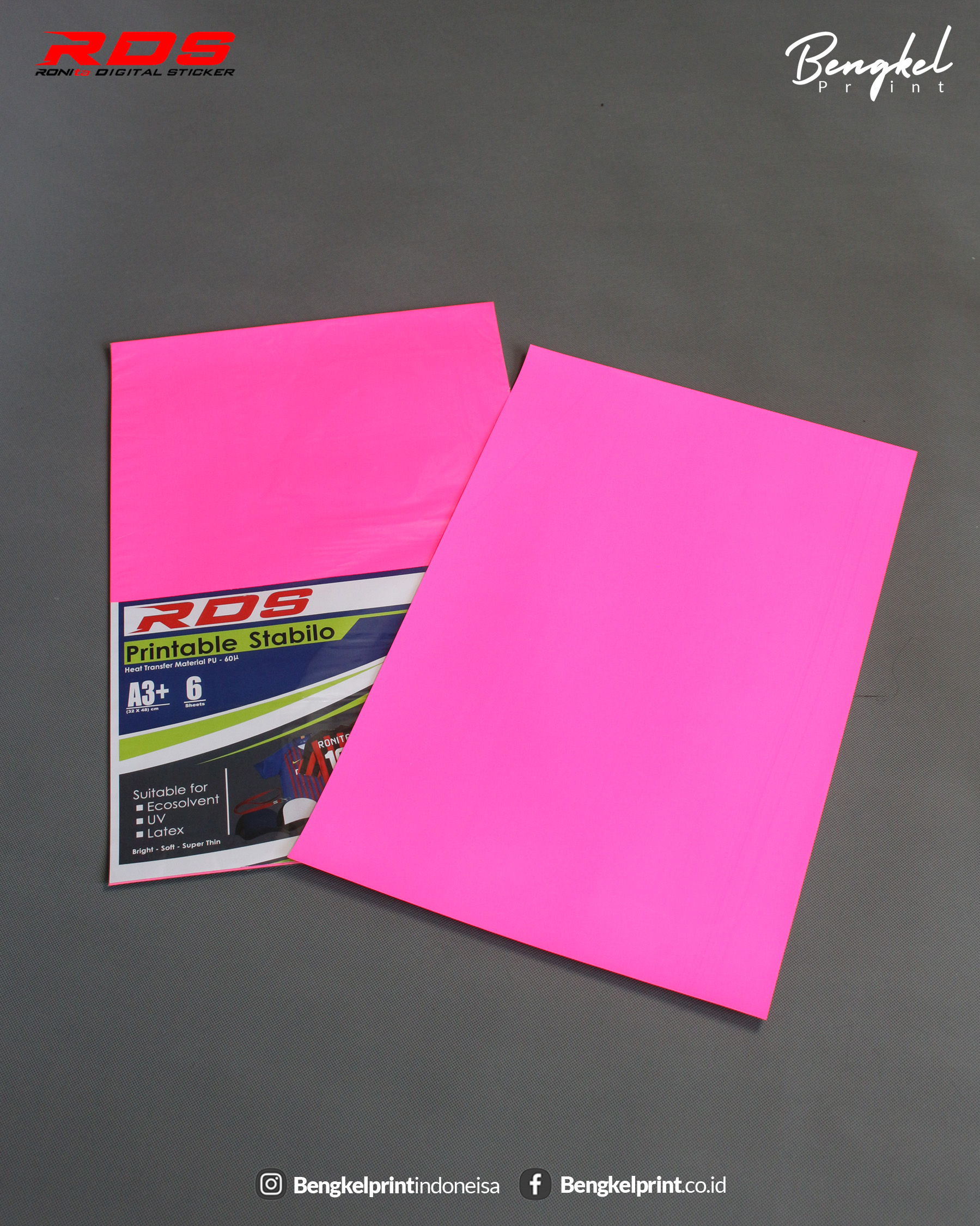 Mengenal Heat Transfer Film ( Polyflex ) VS RDS Printable | Bengkel ...