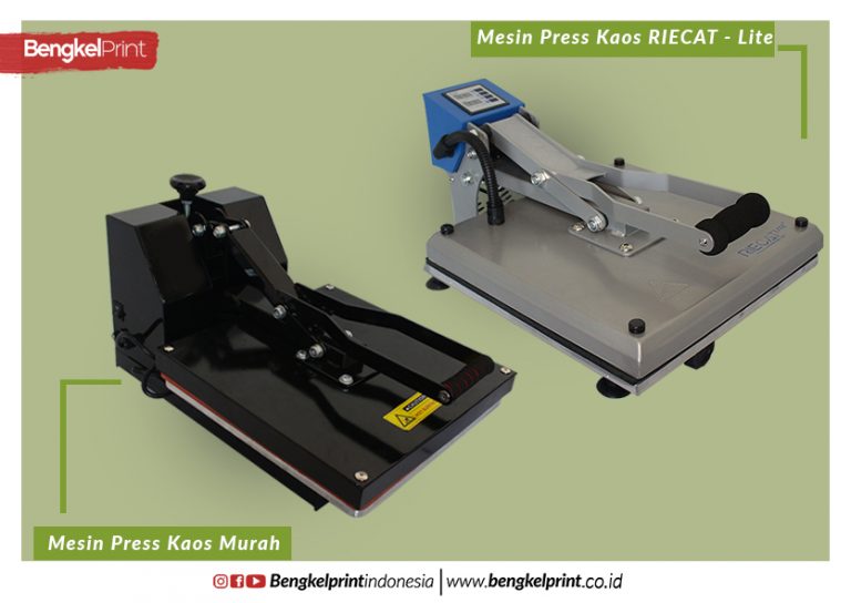 Persamaan Dan Perbedaan Press Kaos RIECAT LITE VS Press Kaos MURAH ...