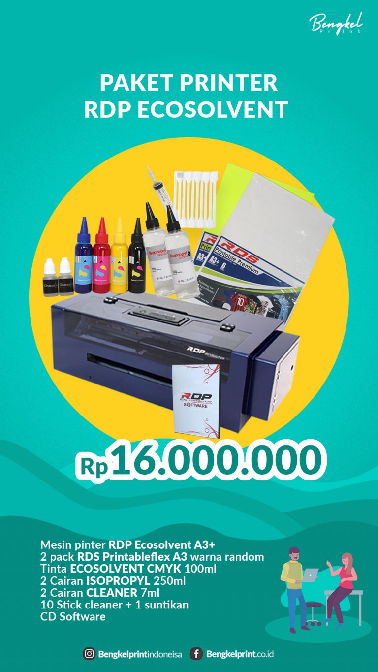 Jual Alat Cetak Sticker MURAH Jawa Timur | Bengkel Print Indonesia